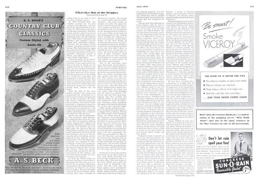 A. S. BECK | Esquire | JUNE 1941