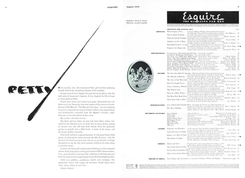 Esquire | Esquire | AUGUST 1941