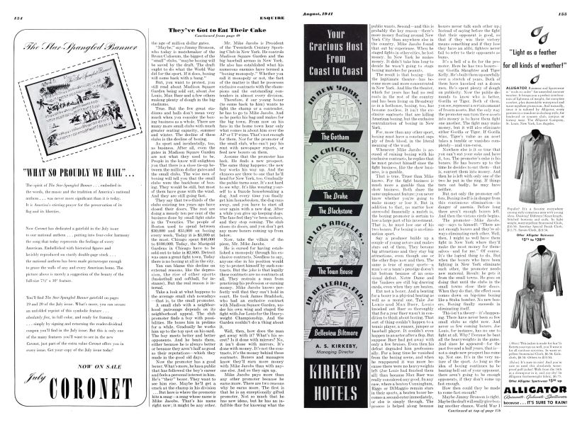 Advertisements | Esquire | AUGUST 1941