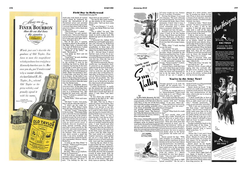 National Distillers Products Corp. | Esquire | JANUARY 1942