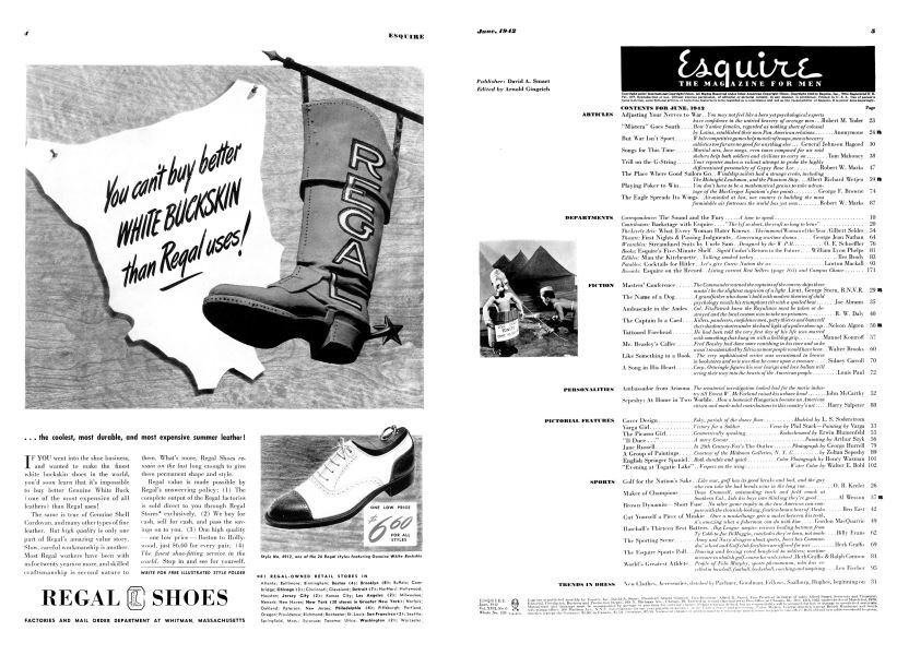 REGAL SHOES | Esquire | JUNE 1942