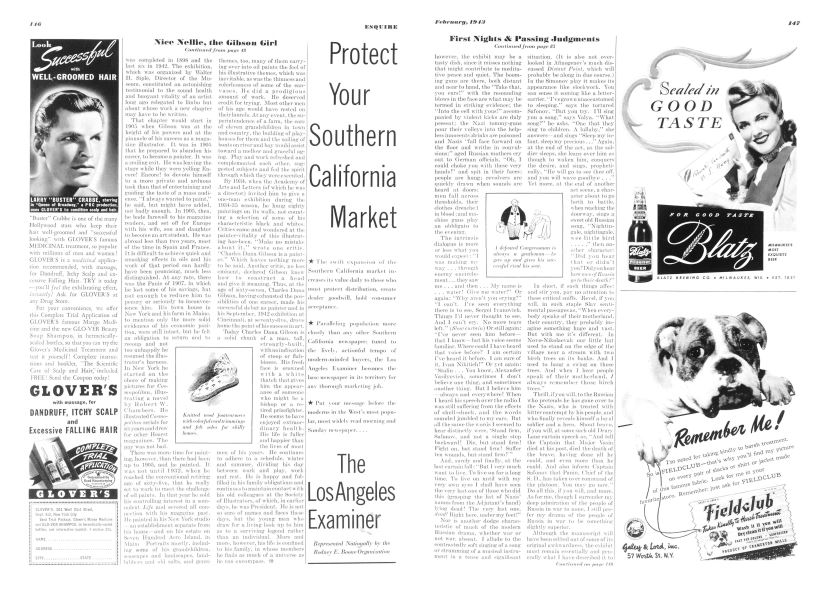 Galey & Lord, Inc. | Esquire | FEBRUARY 1943