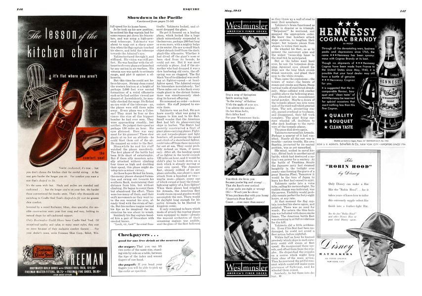 Schieffelin & Co.: Hennessy Cognac Brandy | Esquire | MAY 1943