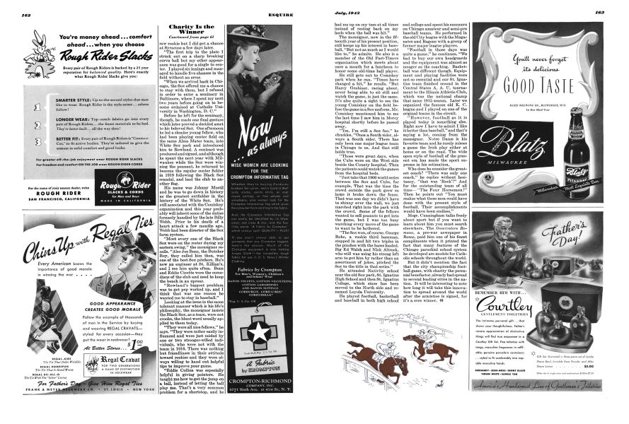 Rough-rider | Esquire | JULY, 1943