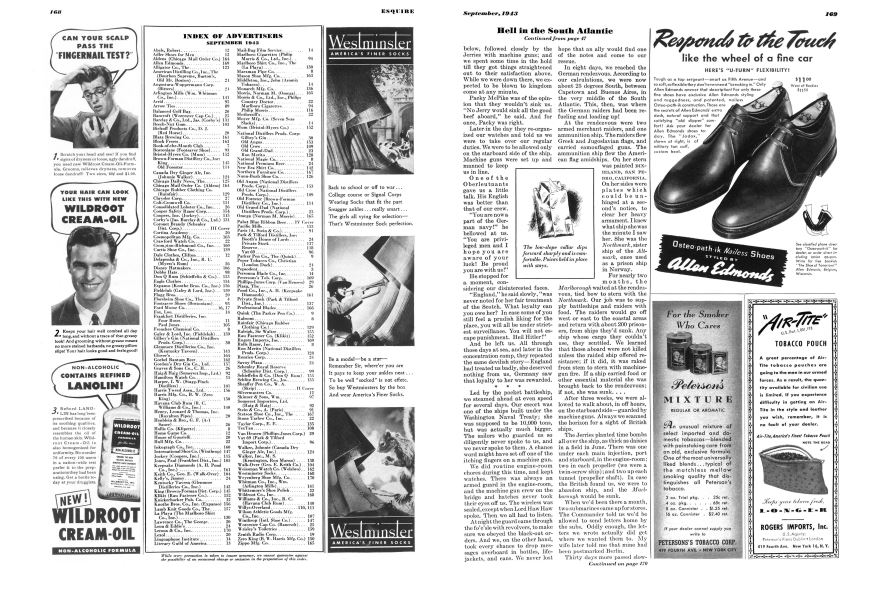 Advertisement: Wildroot Cream-oil | Esquire | SEPTEMBER 1943