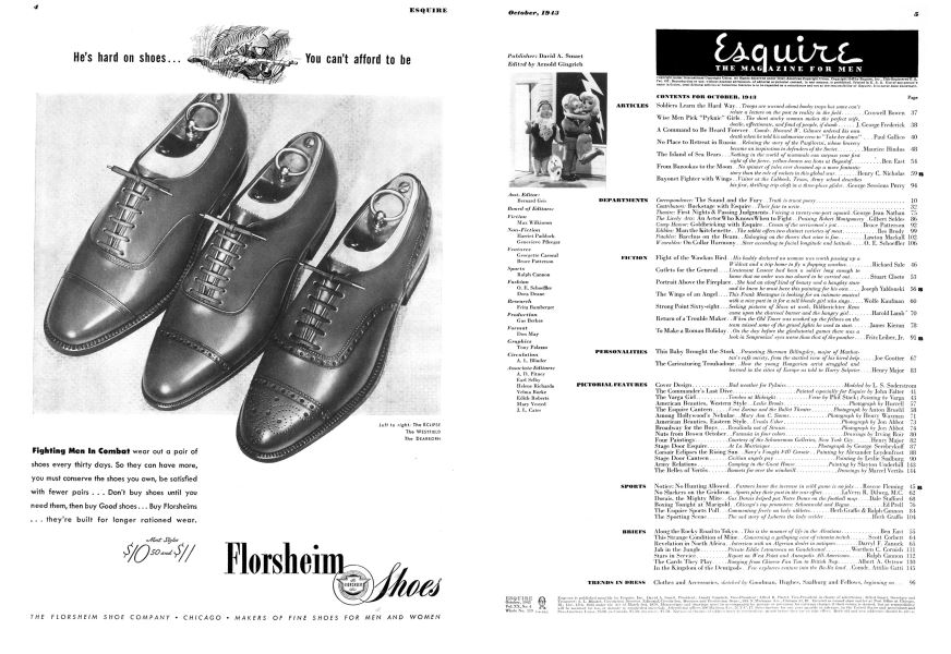 The Florsheim Shoe Company | Esquire | OCTOBER 1943
