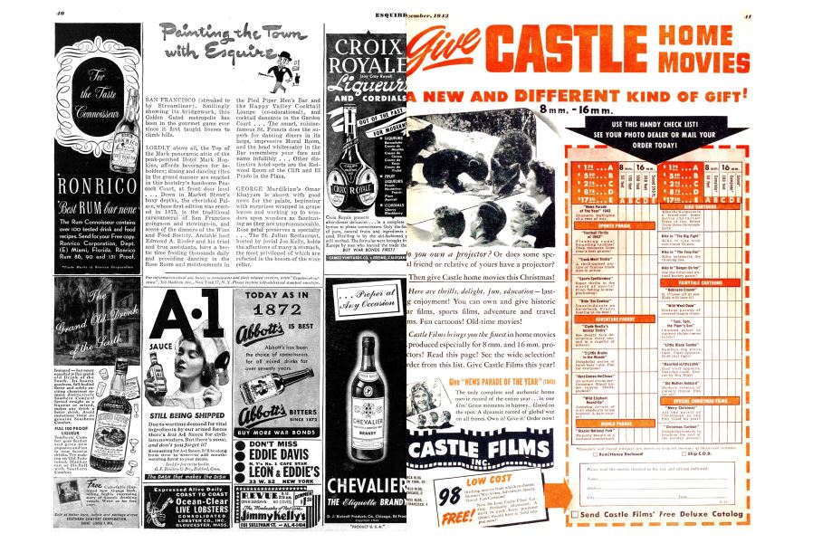 Castle Films Inc. | Esquire | DECEMBER, 1943