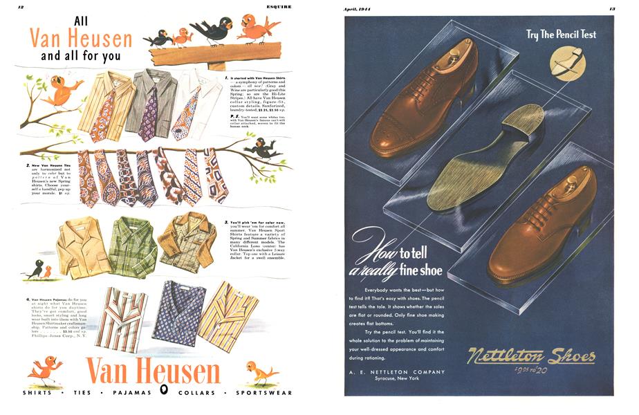 Van Heusen | Esquire | APRIL 1944