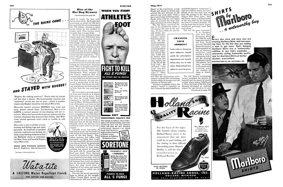 Mount Hope Finishing Company | Esquire | MAY 1944