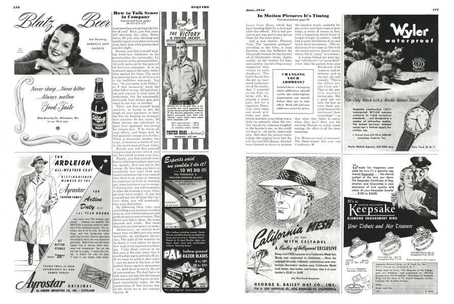George S. Bailey Hat Co., Inc. | Esquire | JUNE 1944