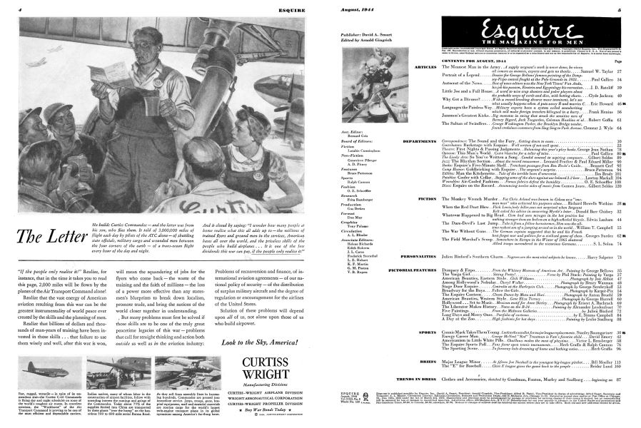 Esquire | Esquire | AUGUST 1944