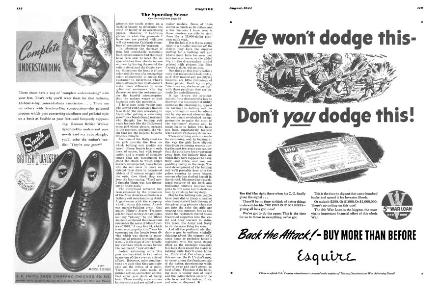 J. P. Smith Shoe Company | Esquire | AUGUST 1944