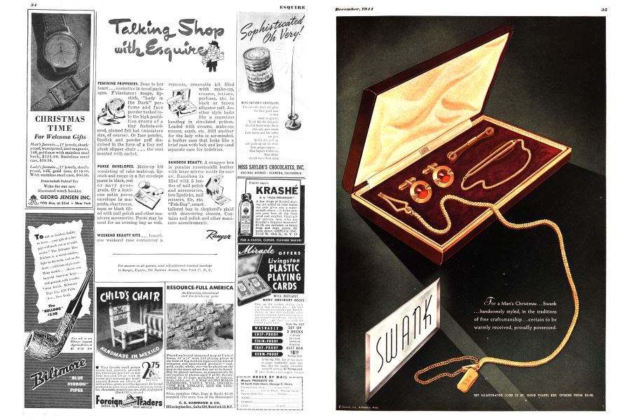 Advertisements | Esquire | DECEMBER, 1944