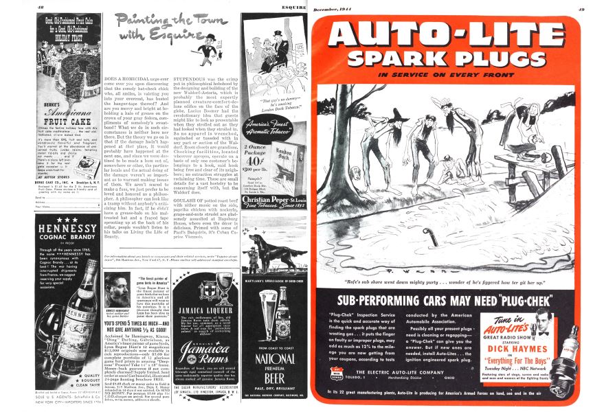Advertisements | Esquire | DECEMBER, 1944