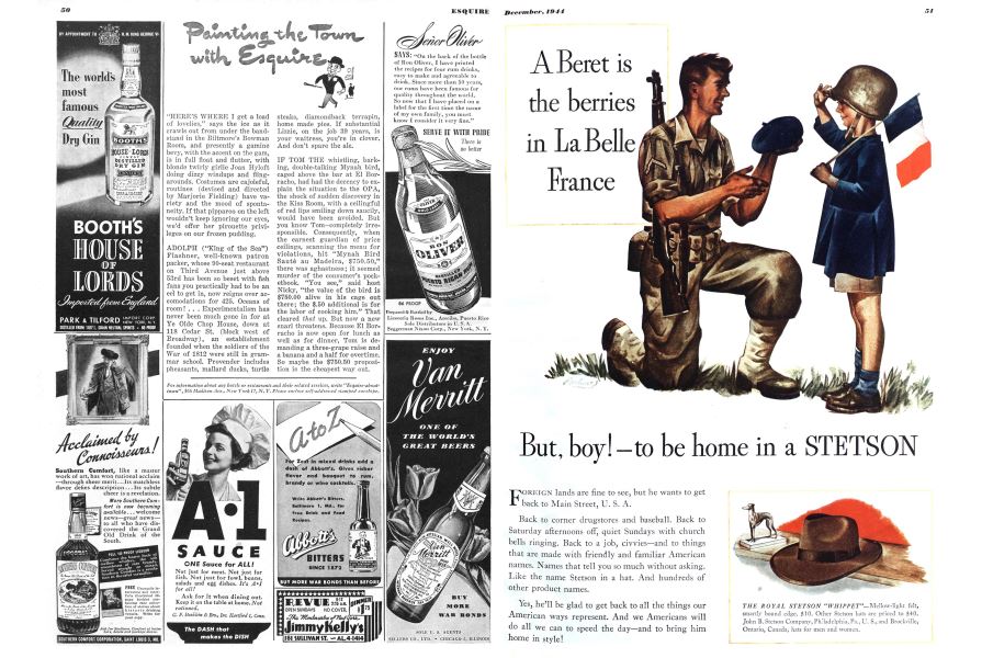 Advertisements | Esquire | DECEMBER, 1944