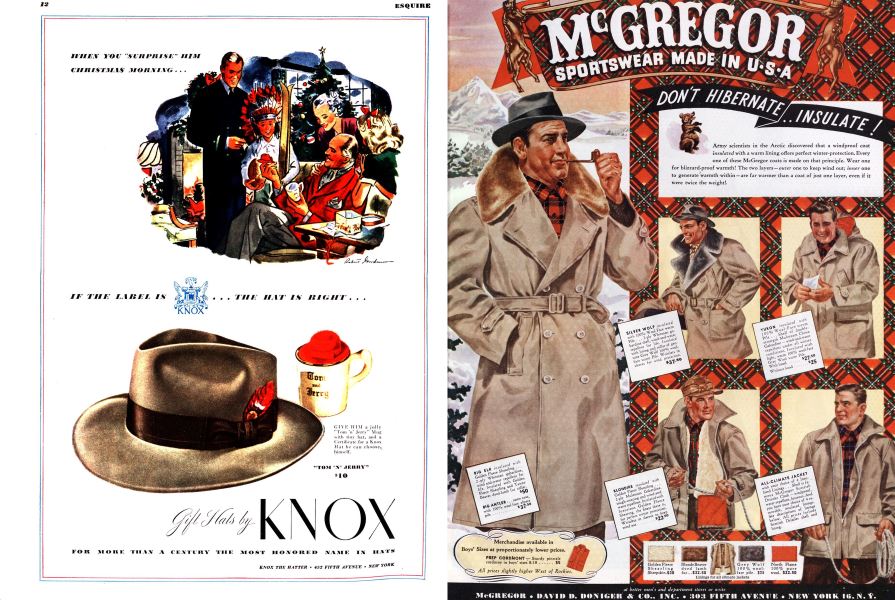 Knox the Hatter | Esquire | DECEMBER, 1944