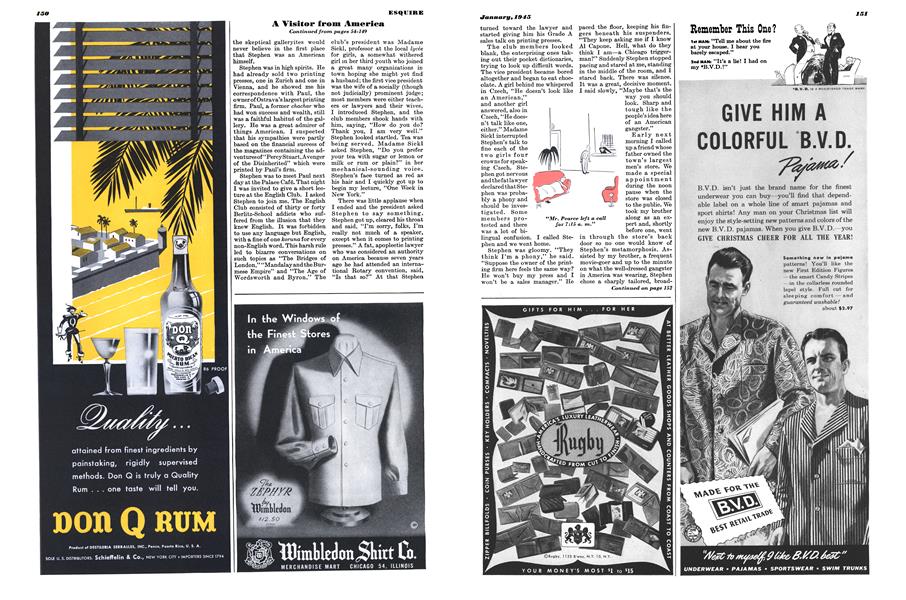 B.v.d. | Esquire | JANUARY, 1945