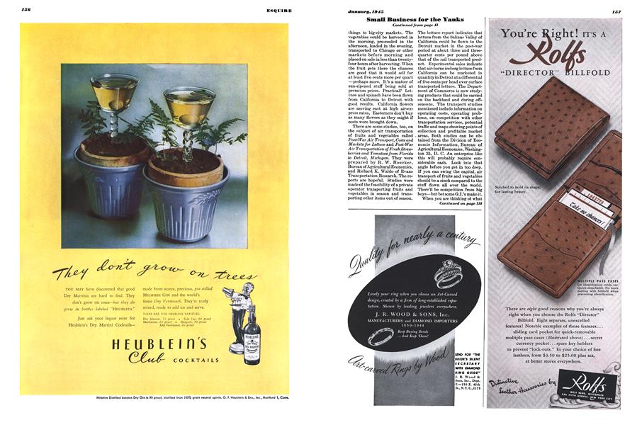 G. F. Heublein & Bro., Inc.: Heublein's Dry Martini Cocktails | Esquire ...