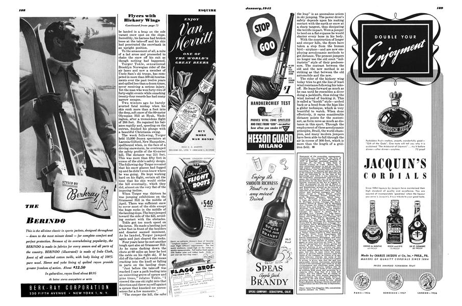 Advertisements | Esquire | JANUARY, 1945