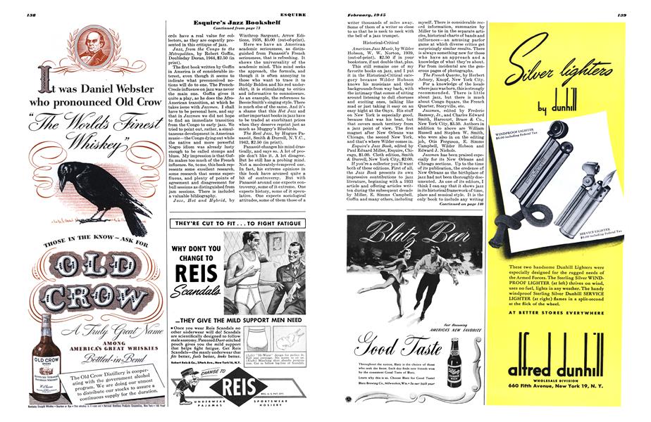 Robert Reis & Co.: REIS | Esquire | FEBRUARY 1945