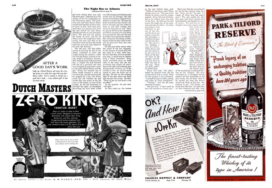 B. W. Harris Mfg, Co.: Frontier Jacket | Esquire | MARCH 1945