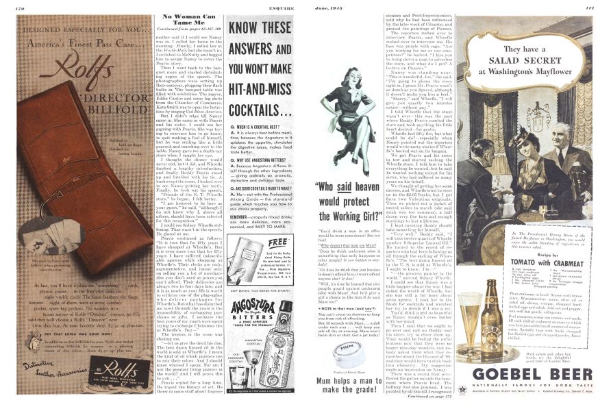 Goebel Brewing Co.: Goebel Beer | Esquire | JUNE 1945