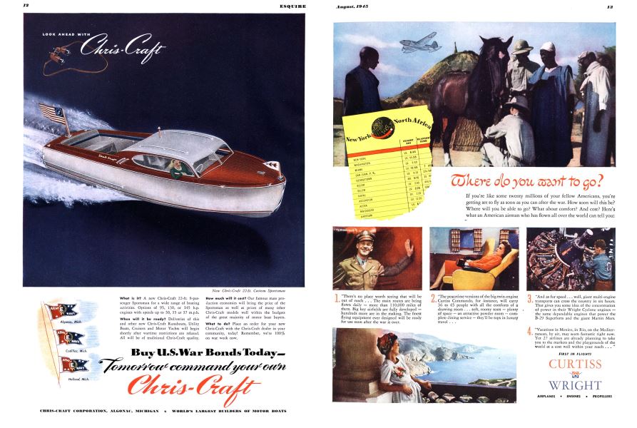Curtiss Wright | Esquire | AUGUST 1945