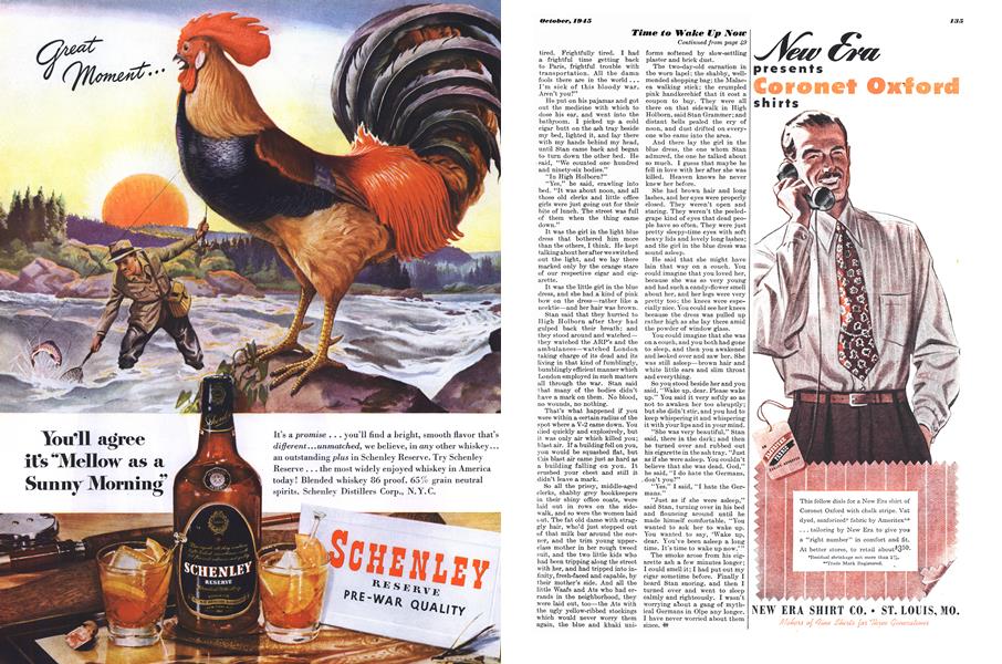 Schenley Distillers Corp.: SCHENLEY | Esquire | OCTOBER, 1945