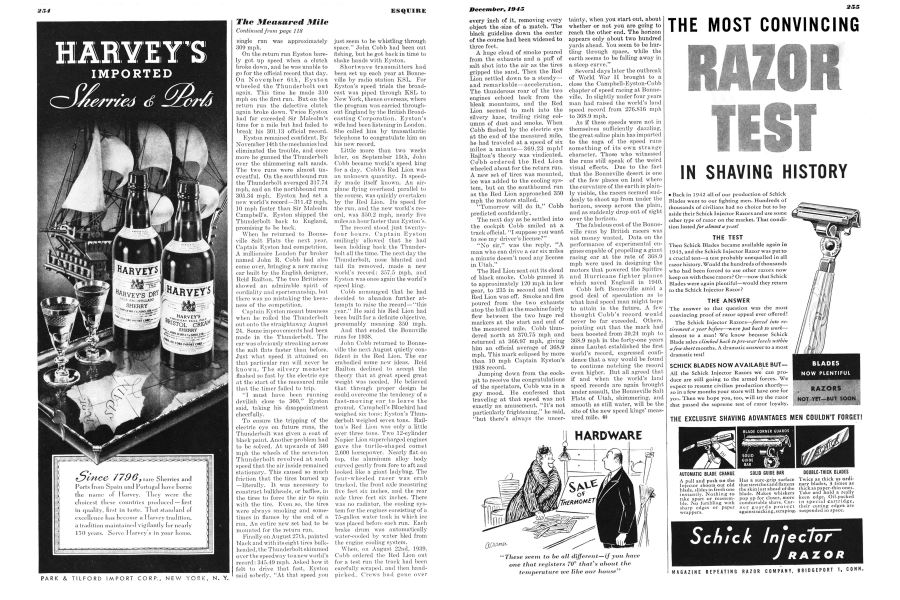 MAGAZINE REPEATING RAZOR COMPANY | Esquire | DECEMBER 1945
