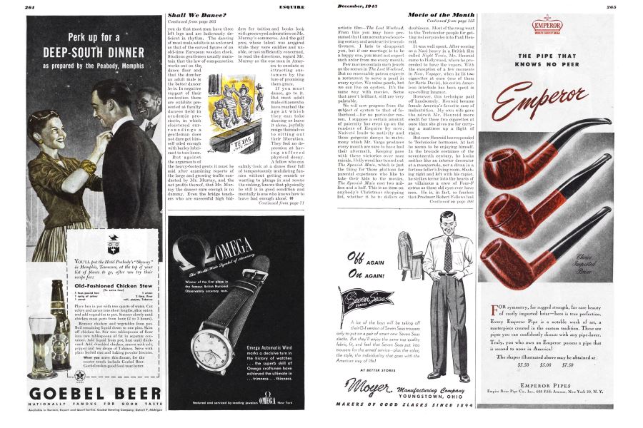 Goebel Brewing Company: GOEBEL BEER | Esquire | DECEMBER 1945