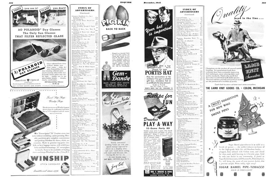 Winship Co., Inc. | Esquire | DECEMBER 1945