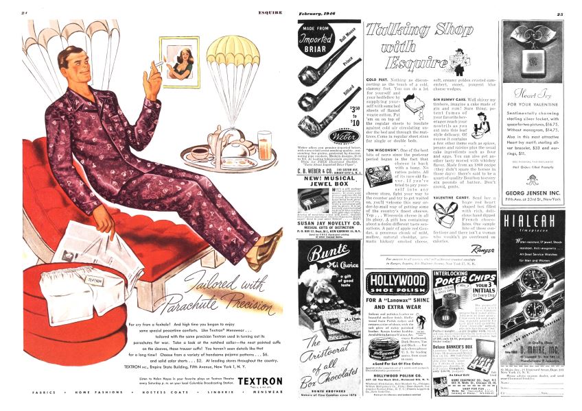 Advertisement | Esquire | FEBRUARY, 1946