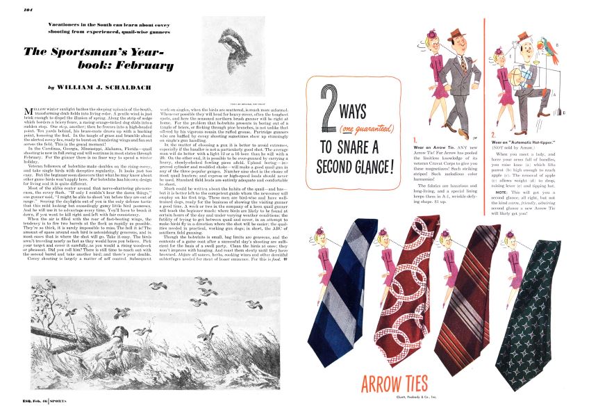 The Sportsman's Year-book: February | Esquire | FEBRUARY, 1946