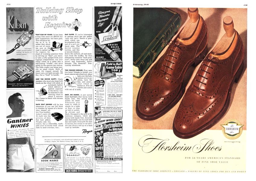 Advertisements | Esquire | FEBRUARY, 1946