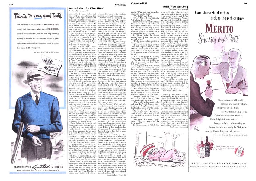 Empire State Building: MANCHESTER | Esquire | FEBRUARY, 1946