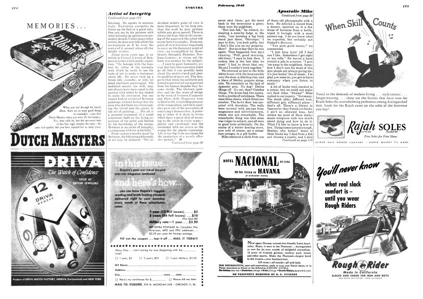 Rough Riders | Esquire | FEBRUARY, 1946