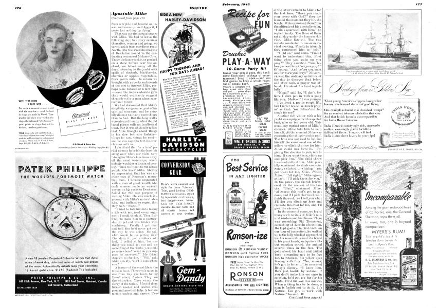 Advertisement | Esquire | FEBRUARY, 1946