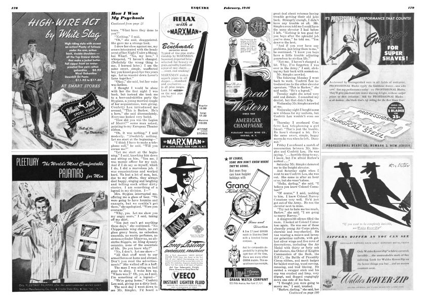 AMERICAN PRODUCTS CO. | Esquire | FEBRUARY, 1946