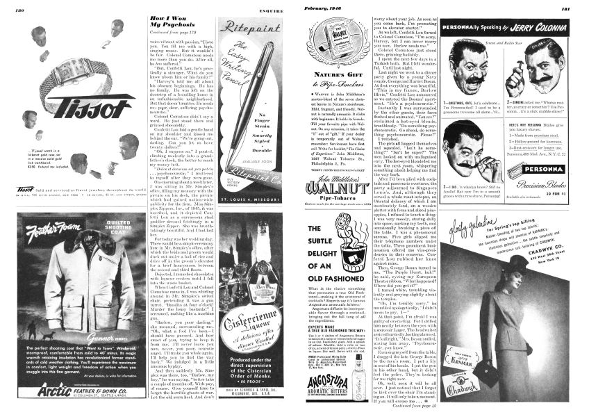 Angostura-Wuppermann | Esquire | FEBRUARY, 1946