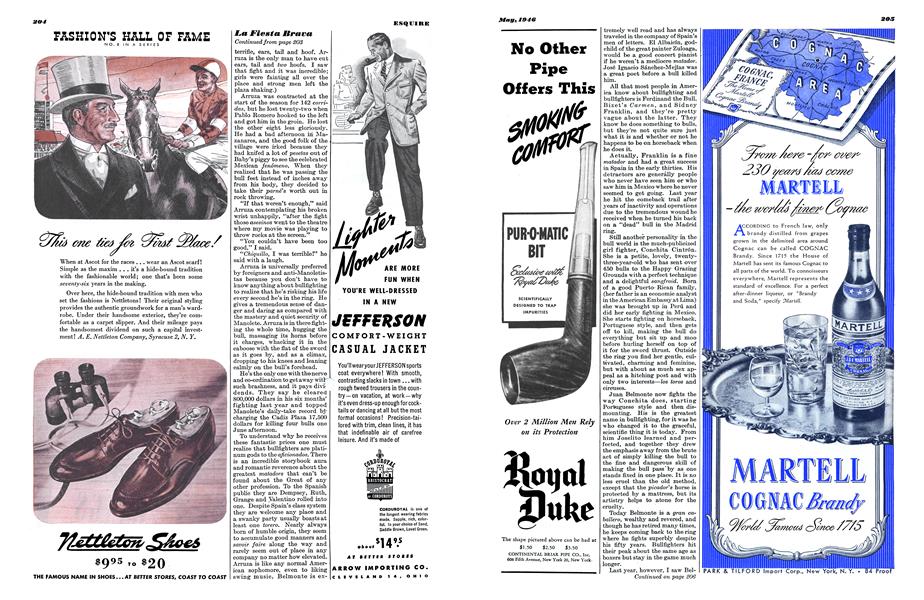 A. E. Nettleton Company: Nettleton Shoes | Esquire | MAY, 1946