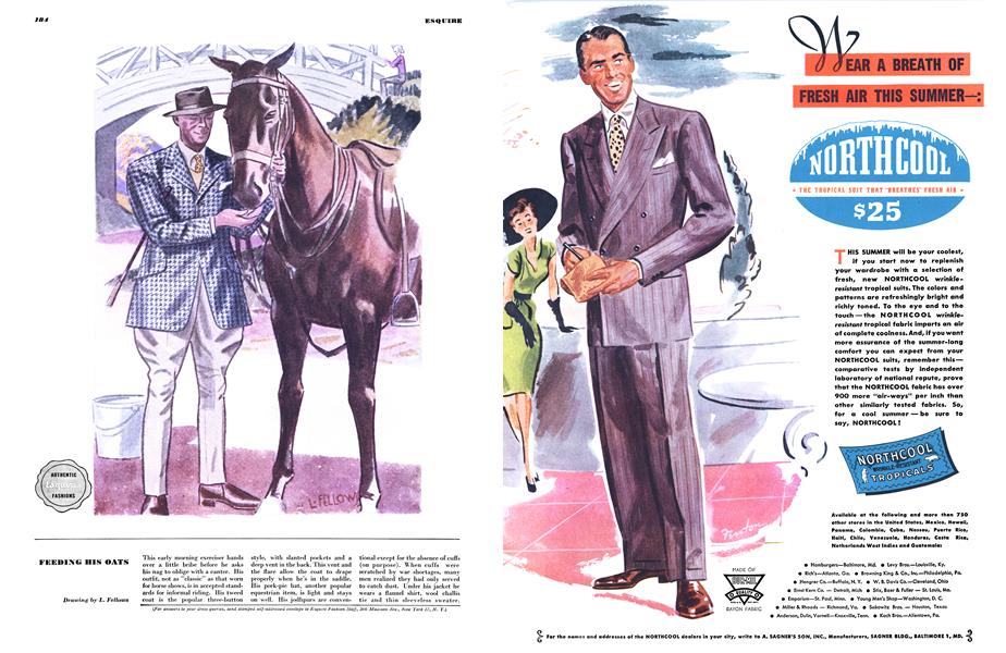 A. SAGNER’S SON, INC.: NORTHCOOL | Esquire | MAY, 1946