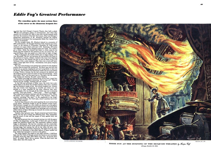 Eddie Foy's Greatest Performance | Esquire | SEPTEMBER, 1946