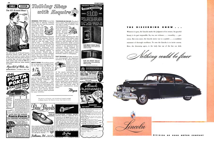 Ford Motor Company | Esquire | OCTOBER, 1946