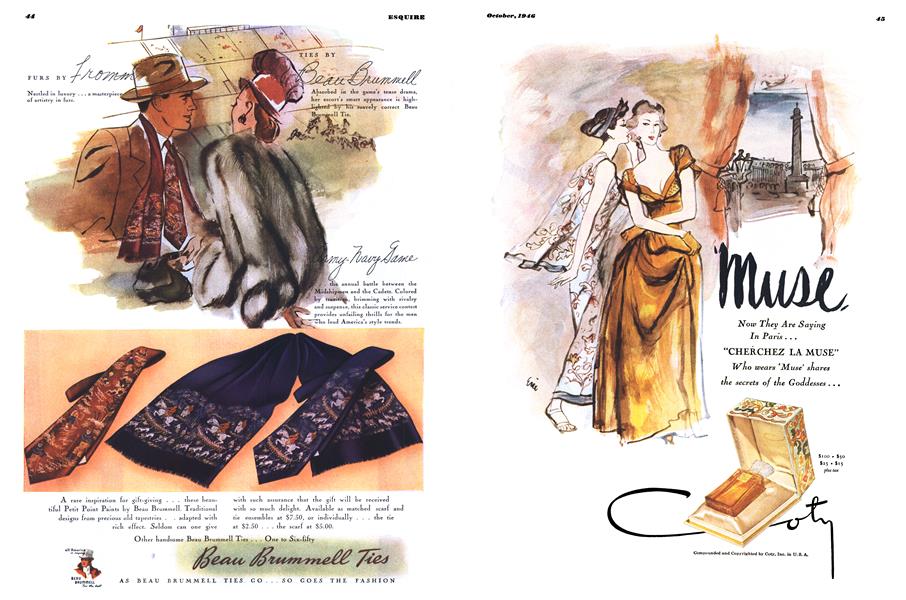 Beau Brummell Ties | Esquire | OCTOBER, 1946