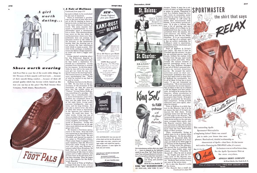 King “Sol” Research Corp. | Esquire | NOVEMBER, 1946