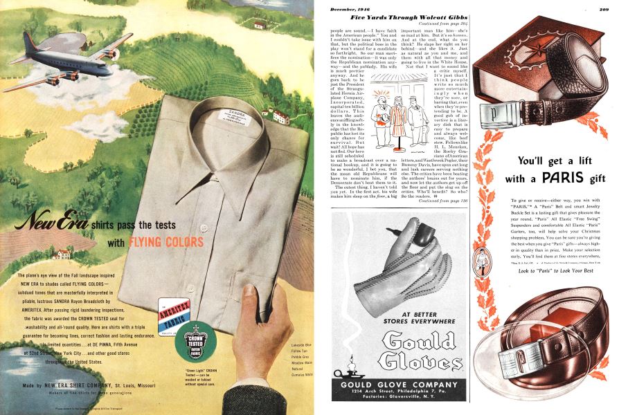 A. Stein & Company: “Paris” Belt | Esquire | DECEMBER, 1946