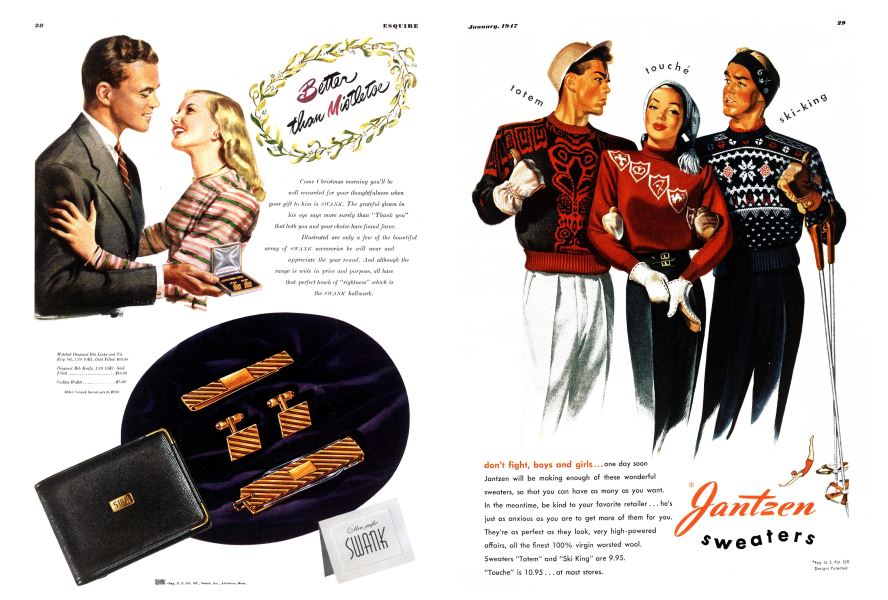 Swank | Esquire | JANUARY, 1947