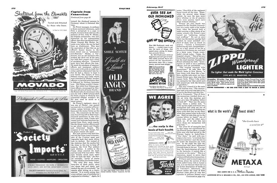 National Distillers Products Corporation: Old Angus Brand | Esquire ...