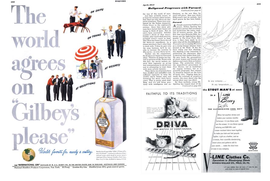 Driva Watch Factory | Esquire | APRIL, 1947