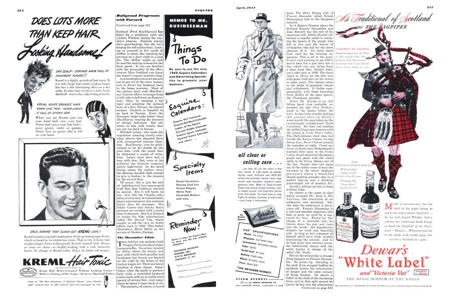 R. B. Semler, Inc. | Esquire | APRIL, 1947